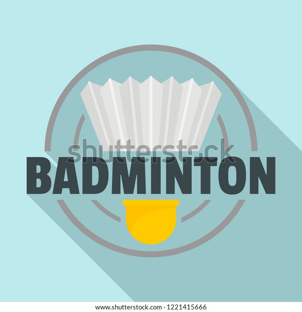 Badminton Target Logo Flat Illustration Badminton Stock Vector (Royalty ...
