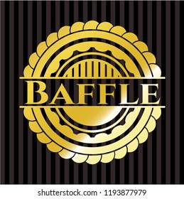 Baffle Golden Emblem: vector de stock (libre de regalías) 1193877979 ...