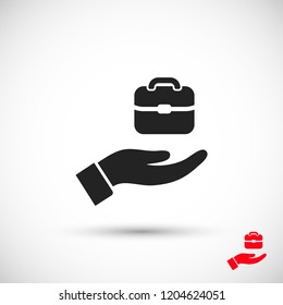 Bag Hand Icon Stock Vector (Royalty Free) 1204624051 | Shutterstock