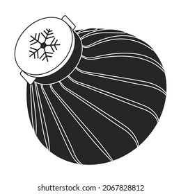 Bag Ice Vector Black Icon Vector Stock Vector (Royalty Free) 2067828812