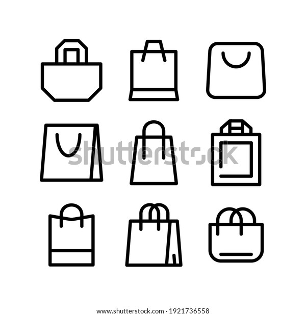 Bag Icon Logo Isolated Sign Symbol Stock Vector (Royalty Free ...