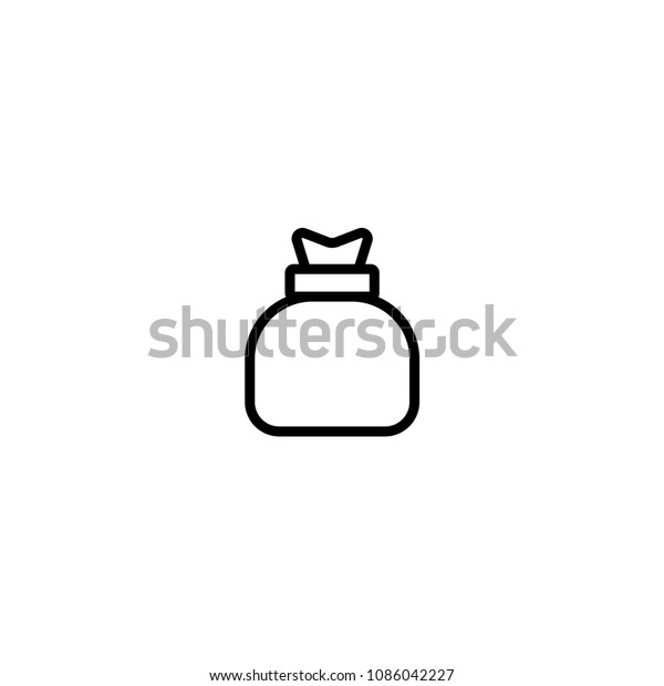Bag Icon Sack Symbol Modern Simple Stock Vector (Royalty Free ...