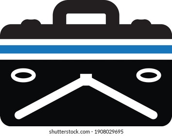 Bag Office Bag Icon Vector Illustration Stock Vector (Royalty Free ...