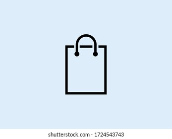 Bag Paper Vector Icon Symbol Bag Stock Vector (Royalty Free) 1724543743 ...