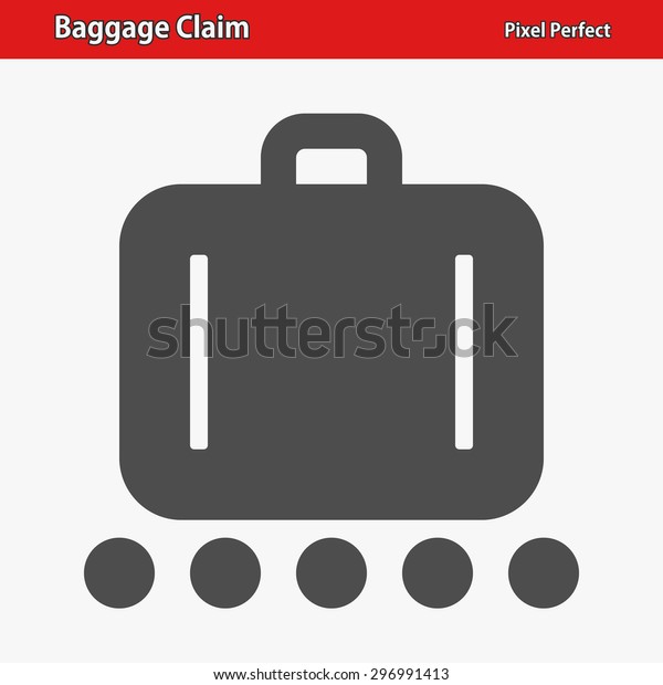 Baggage Claim Icon Eps 8 Format Stock Vector (Royalty Free) 296991413 ...