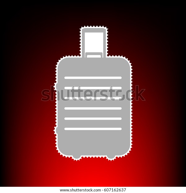 Baggage Sign Illustration Postage Stamp Old Stock Vector (Royalty Free ...