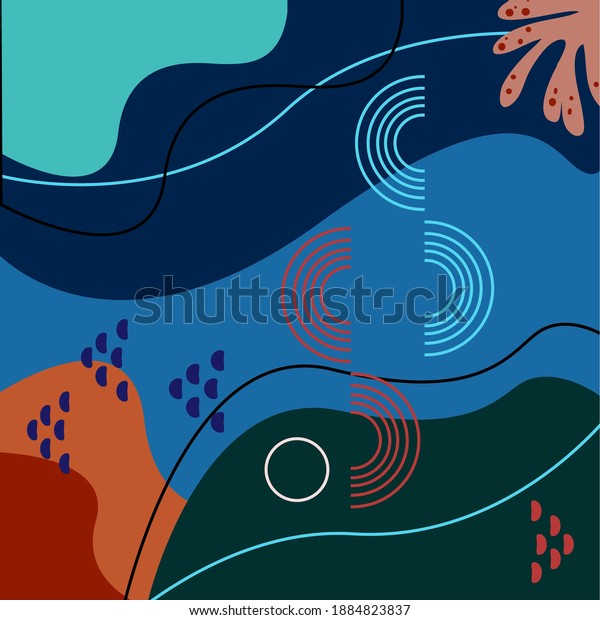 Baground Template Sharp Strong Colors Beautiful Stock Vector (Royalty ...