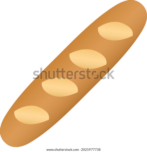 Baguette Isolated Vector Illustration Stock Vector (Royalty Free ...