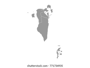 Bahrain Map Camouflage Pattern Forest Green Stock Vector (Royalty Free ...