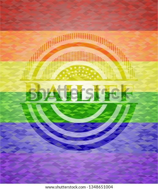 Bailiff Lgbt Colors Emblem Stock Vector (Royalty Free) 1348651004 ...
