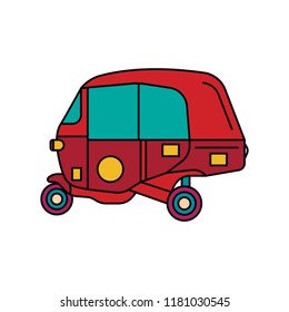 Bajaj Icon Cartoon Bajaj Vector Icon Stock Vector (Royalty Free ...
