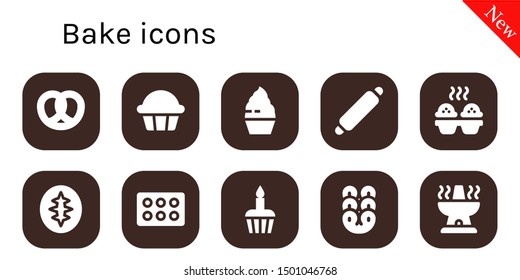 Bake Icon Set 10 Filled Bake Stock Vector (Royalty Free) 1501046768 ...