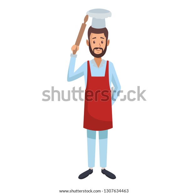 Bakery Baker Cartoon Stock Vector (Royalty Free) 1307634463 | Shutterstock