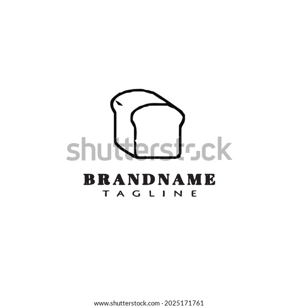 Bakery Cartoon Logo Design Template Icon Stock Vector (Royalty Free ...