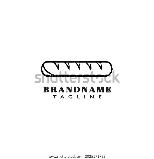 Bakery Cartoon Logo Template Icon Modern Stock Vector (Royalty Free ...
