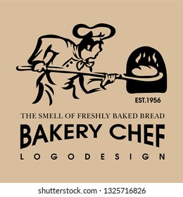 Bakery Chef Logo Stock Vector (Royalty Free) 1325716826 | Shutterstock