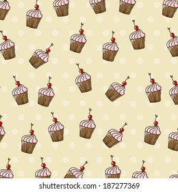 Bakery Design Over Beige Background Vector Stock Vector (Royalty Free ...