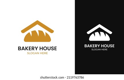 Bakery House Logo Design Simple Minimal Stock Vector (Royalty Free ...