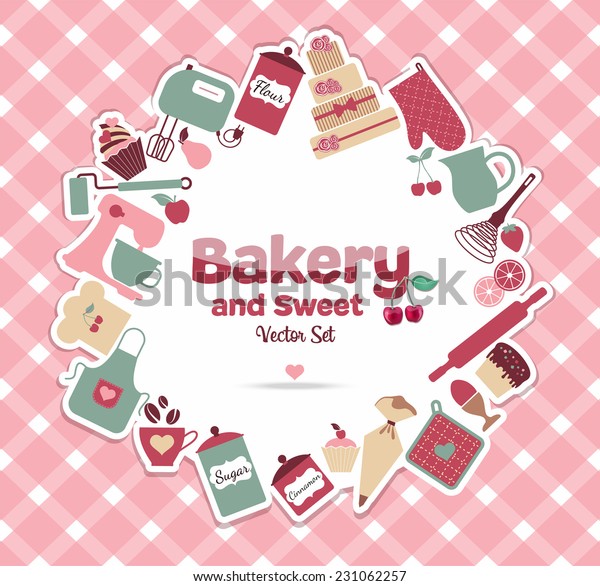 Bakery Sweet Illustration Stock Vector (Royalty Free) 231062257 ...