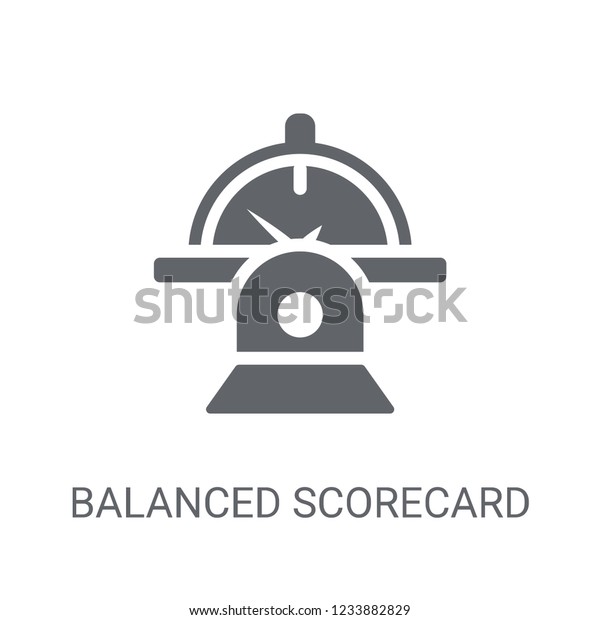 Balanced Scorecard Icon Trendy Balanced Scorecard Stock Vector (Royalty ...