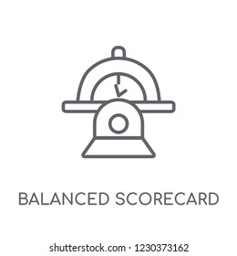 Balanced Scorecard Icon Trendy Balanced Scorecard Stock Vector (Royalty ...