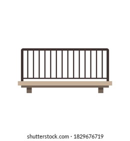 Pixelated Steel Barricade Metal Crowd Barrier Stock Vector (Royalty ...