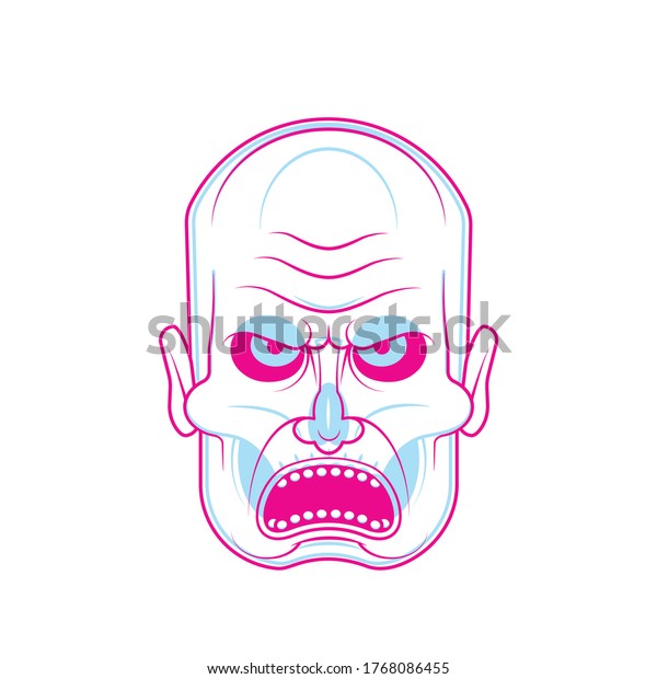Bald Guy Head Cartoon Vector Stock Vector (Royalty Free) 1768086455 ...