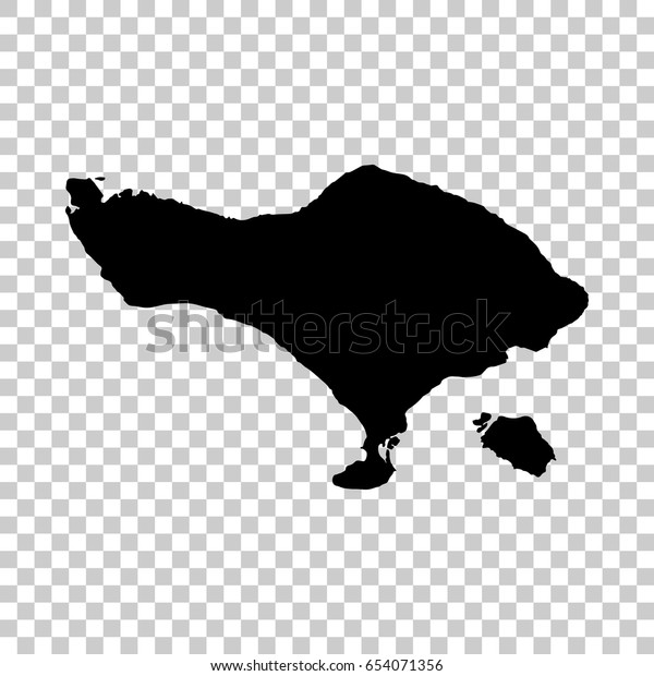 Bali Map Isolated On Transparent Background 스톡 벡터(로열티 프리) 654071356 ...