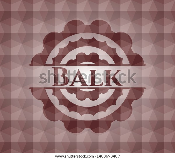 Balk Red Badge Geometric Background Seamless Stock Vector (Royalty Free ...