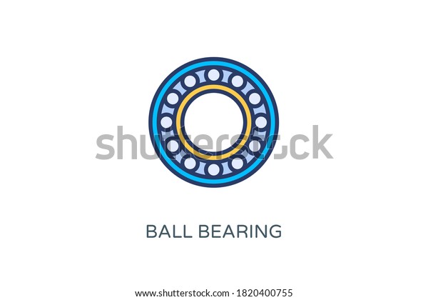 Ball Bearing Icon Vector Logotype Stock Vector (Royalty Free) 1820400755