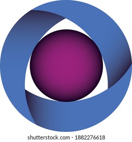 Ball Enclosed Circle Stock Vector (Royalty Free) 1882276618 | Shutterstock