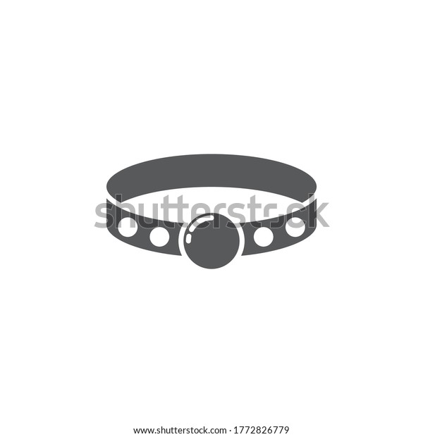 Ball Gag Vector Icon Symbol Isolated Stock Vector (Royalty Free ...