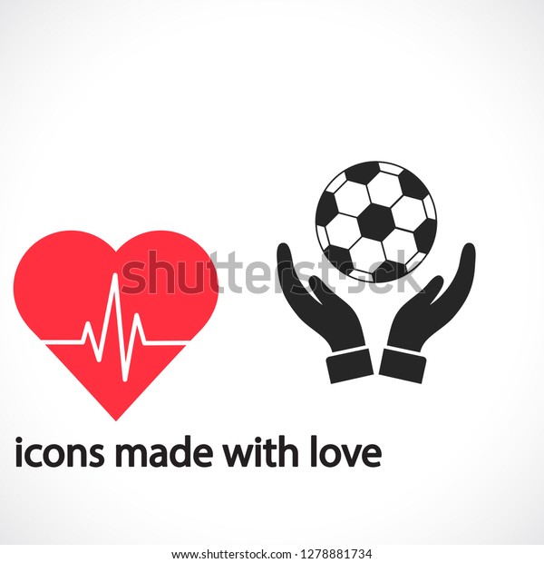 Ball Hand Icon Stock Vector (Royalty Free) 1278881734 | Shutterstock