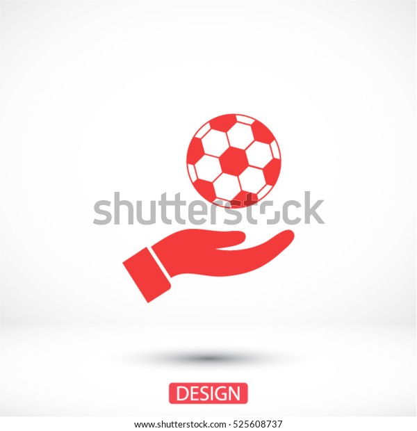 Ball Hand Icon Stock Vector (Royalty Free) 525608737 | Shutterstock