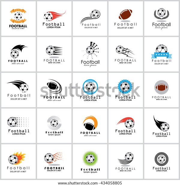 Ball Icons Set Isolated On White Stock Vector (Royalty Free) 434058805 ...
