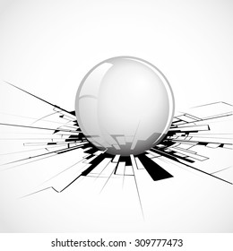 Ball Impact Stock Vector (Royalty Free) 309777473 | Shutterstock