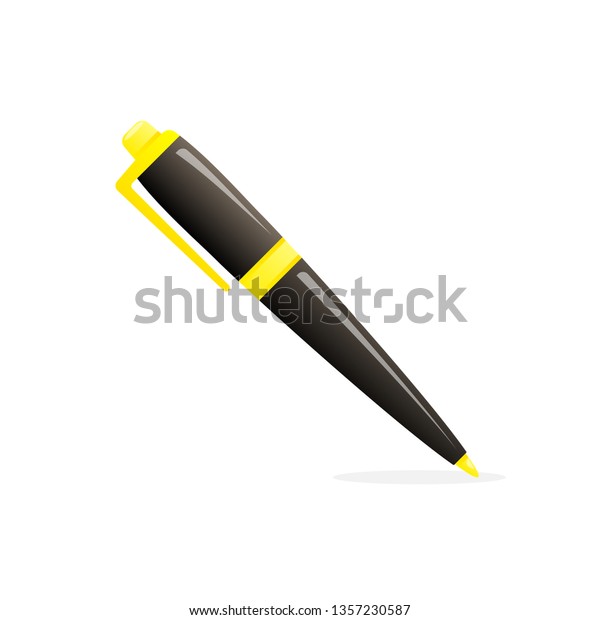 Ball Pen Icon Clipart Image Isolated Stock Vector (Royalty Free ...
