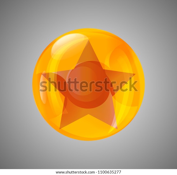 Ball Star Crystal Ball Stock Vector (Royalty Free) 1100635277 ...