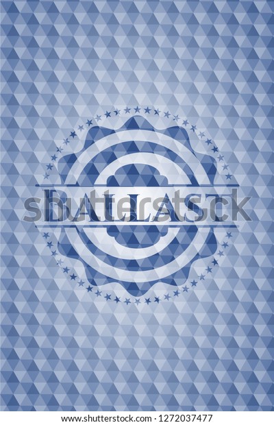 Ballast Blue Hexagon Emblem Stock Vector (Royalty Free) 1272037477 ...