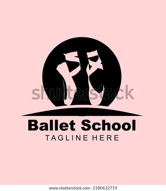Logo de ballet para escuela de: vector de stock (libre de regalías ...