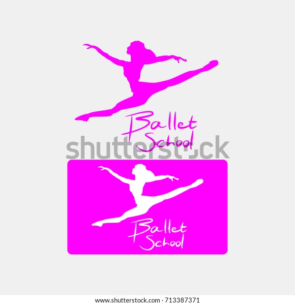 Ballet School Logo Vector Illustration Stock Vector (Royalty Free ...