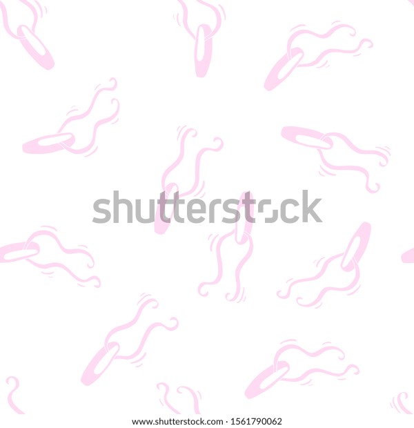 Ballet Slippers Silhouette Seamless Pattern Dancing Stock Vector ...