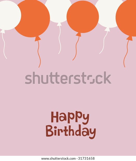 Balloon Birthday Card Design Stock Vector (Royalty Free) 31731658 ...