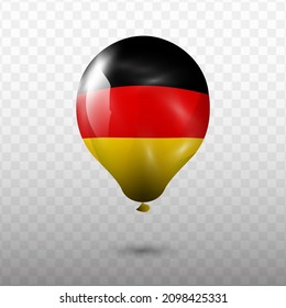 Balloon Flag German Transparent Background Png Stock Vector (Royalty ...
