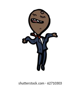 Balloon Head Man Cartoon Stock Vector (Royalty Free) 62710303 ...