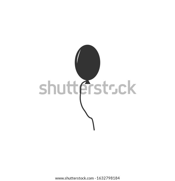 Balloon Icon Template Color Editable Balloon Stock Vector (Royalty Free ...