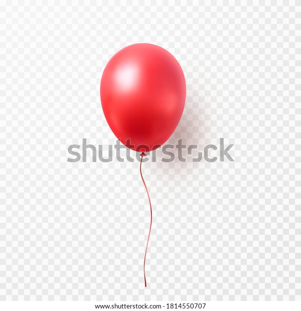 Balloon Isolated On Transparent Background Vector Stock Vector (Royalty ...