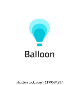 Balloon Logo Template Stock Vector (Royalty Free) 1199584237