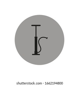 Balloon Pump Vector Icon On White Stock Vector (Royalty Free ...