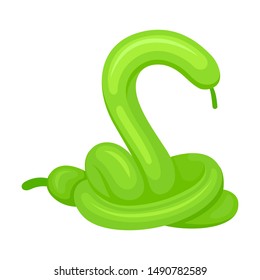 Balloon Snake Vector Illustration On White Stock Vector (Royalty Free ...